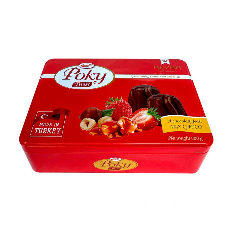Socola Poky Hộp Thiếc 300g - Hợp Phát Foods