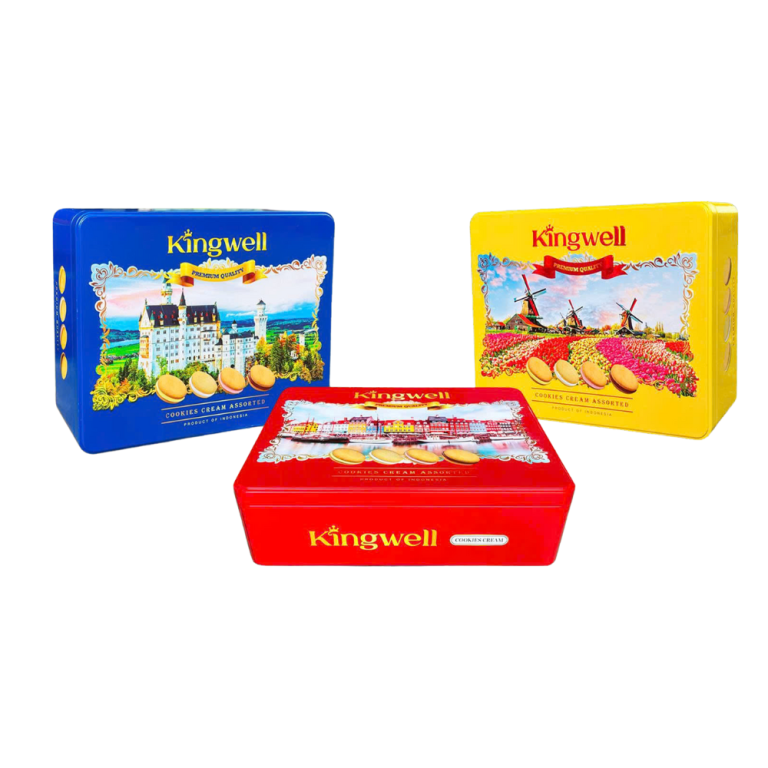 Bánh Quy Kingwell Hộp Sắt 420g - Hợp Phát Foods
